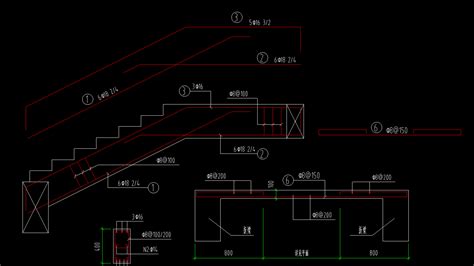 楼梯布筋图 楼梯布筋 第10页 大山谷图库