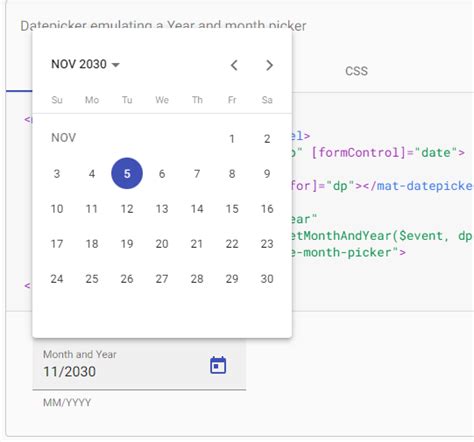 Bug Mat Datepicker Restrict Matcalendarview Issue Angular