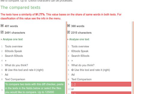 How To Compare Texts Tools Tips