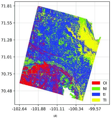 sea ice classification results for a scene 4 using b scnn c