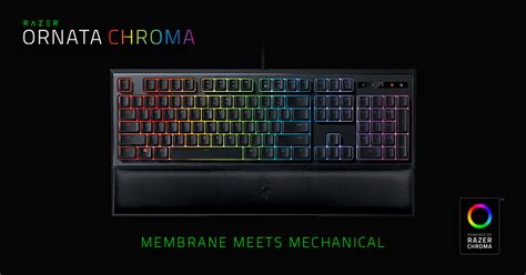 Mechanical Membrane Keyboard - Razer Ornata Chroma