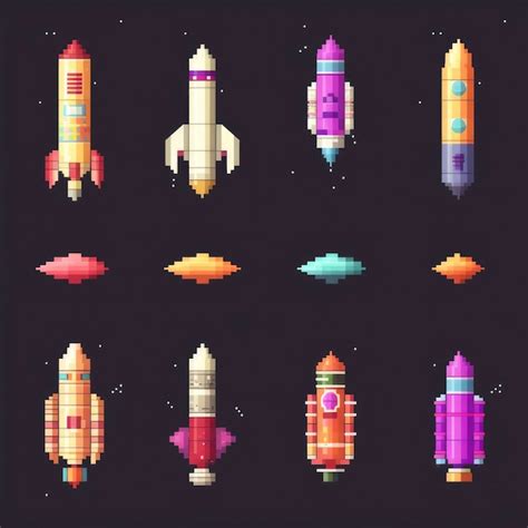4 000 8 Bit Game Assets Pictures