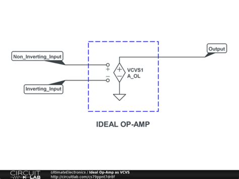 Ideal Op Amp As Vcvs Circuitlab