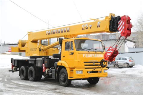 Автокран на базе КамАЗ: технические характеристики на 16, 25, 32 и 50 ...