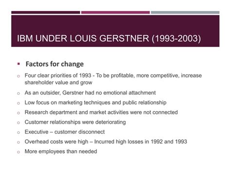 Ibm Transformation Ppt