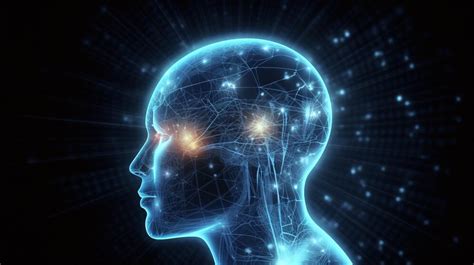 Premium Ai Image Glowing Neural Network A Closeup Of The Human Brain
