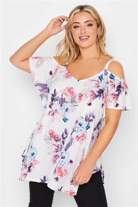Plus Size Cold Shoulder Tops And Bardot Tops Yours Clothing