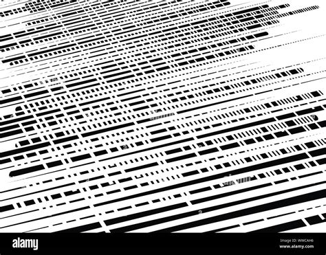 Grid Mesh With Intermittent Dashed Lines Intersecting Dynamic Stripes Irregular Grating