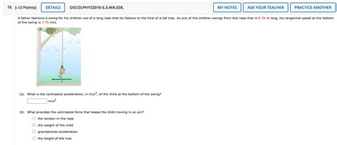 Solved 8 [ 1 Points Details Oscolphys2016 6 3 P 024 My