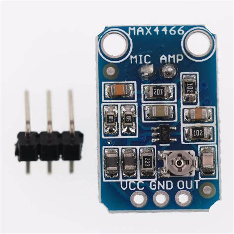 1ชิ้น 2ชิ้นสำหรับ Max4466 Arduino บอร์ด Pcb ชุด Diy ของโมดูลไมโครโฟนลำโพง Max4466โมดูลเบรคเอาท์