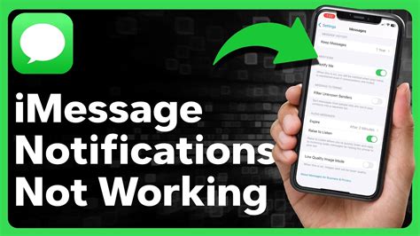 How To Fix Imessage Notifications Not Working Youtube