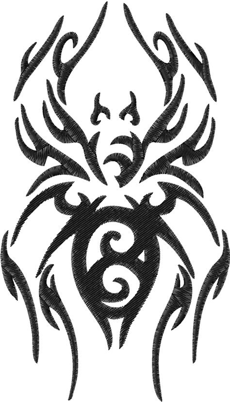 Spider Design 7 Sizes Machine Embroidery Design Spider Shapes Design