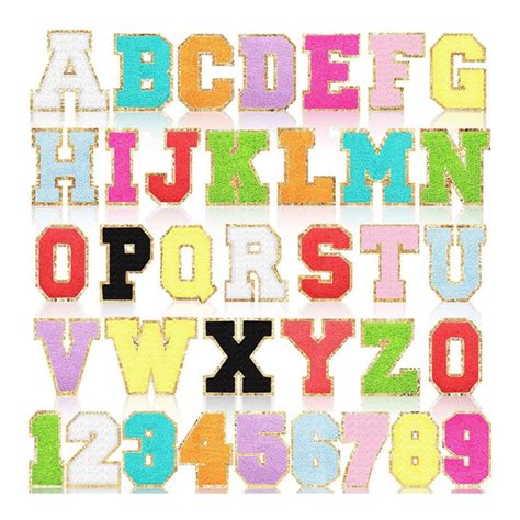 Dpisuuk Letter Patches For Clothing Varsity Patch Letters Iron On