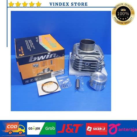 BLOK SEHER BORING BLOCK CYLINDER SET KOMPLIT RING PISTON KIT SUPRA X