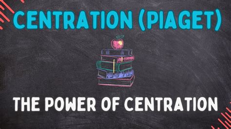 Centration By Piaget Explained In 3 Minutes Youtube