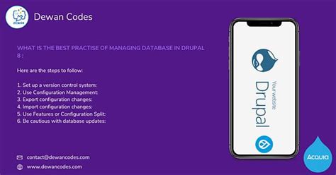 What Is The Best Practise Of Managing Database In Drupal 8 Album On