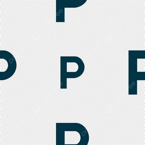 Geometric Texture Seamless Pattern Of A Parking Icon Photo Background