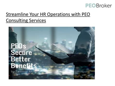 Ppt Streamline Your Hr Operations With Peo Consulting Services