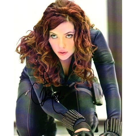 Scarlett Johansson Autograph Marvel The Avengers