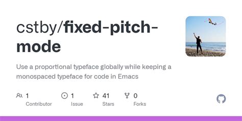 Fixed Pitch Mode Use A Proportional Typeface Globally While Keeping A Monospaced Typeface For