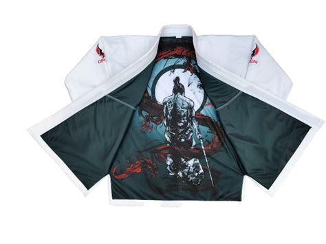 Bjj Gi Bjj Gi With Lining Brazilian Jiujitsu Samurai Bjj Gi White