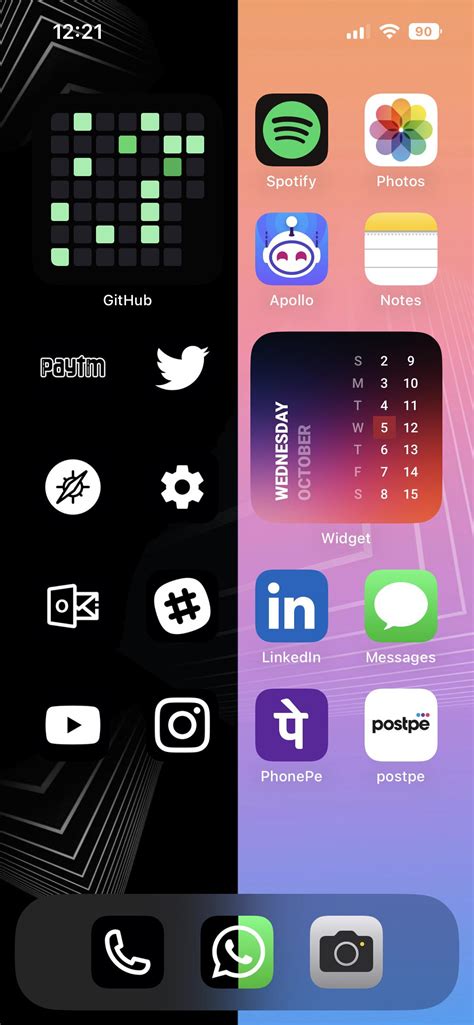 This Is What I Setup As My Home Screen When I Got My Iphone 13 Pro R