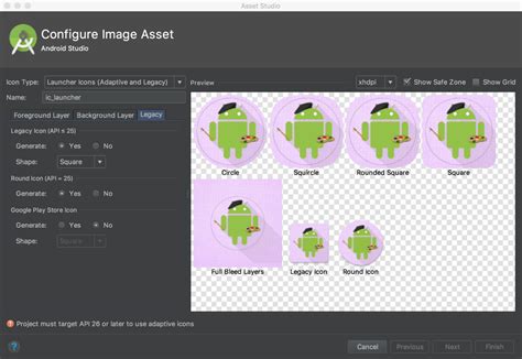 adaptive icons and more styling android