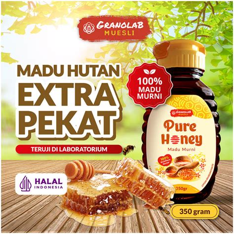Madu Hutan Asli 100 Pure Honey Granolab Muesli Madu Murni Tanpa