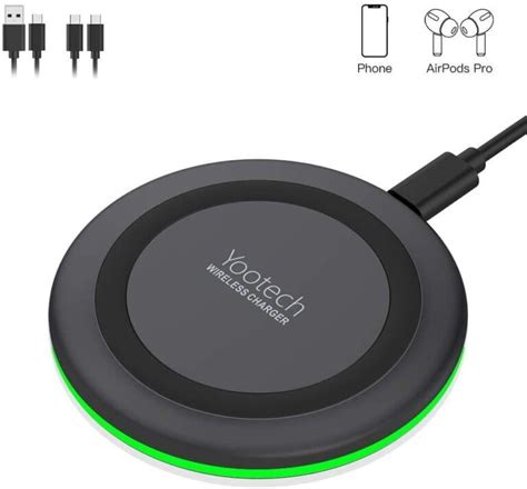 Yootech Qi Certified Fast Wireless Charger 10W Max EV Accessories Ltd