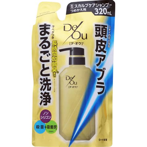 Rohto De Au Medicated Scalp Care Shampoo 320ml Quasi Drug Scalp