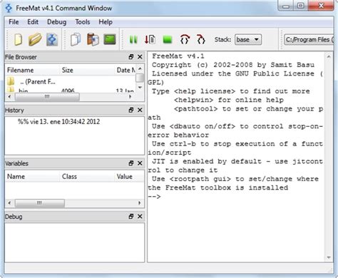 Freemat 다운로드