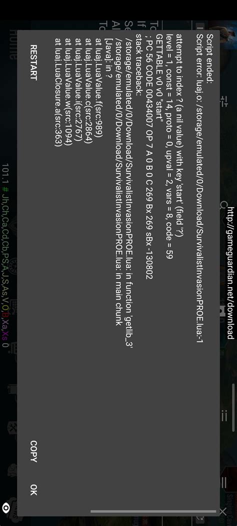 Survivalist Invasion Pro Lua Scripts Gameguardian