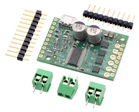 Pololu Tic 36v4 Usb Multi Interface High Power Stepper Motor Controller X2 Robotics In Canada