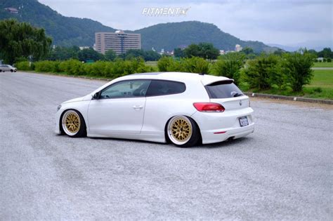 2009 Volkswagen Scirocco Base With 18x9 5 Rotiform Lsr And Nankang