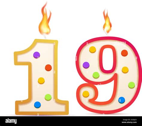 19 Birthday Candles