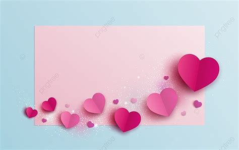 발렌타인 데이 빈 종이 배경 벡터 일러스트 레이 션에 마음의 날 배너 디자인 사랑 일 배경 일러스트 및 사진 무료 다운로드