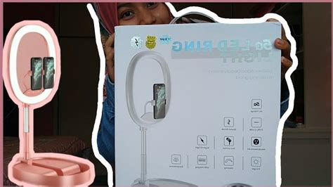 Unboxing Foldable Ring Light Dari Shopee YouTube