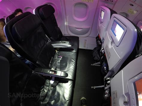 Virgin America A320 Main Cabin Select Exit Row Pdx Sfo Sanspotter