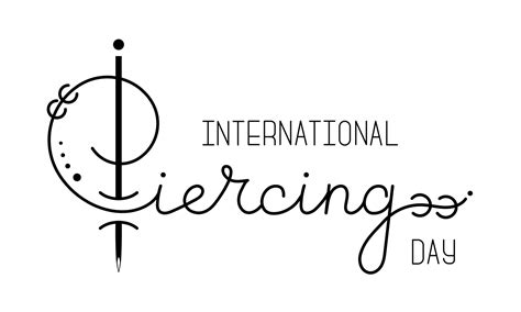 International Body Piercing Day Pierced Ear Cartilage Body Jewelry