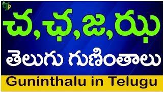 Sa Gunintham In Telugu Telugu Gunintalu Sa Gunintham How To Write