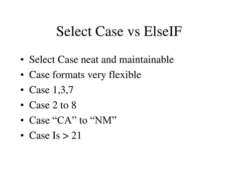 Ppt Mastering Visual Basic Control Structures If Else Select Arrays And Loops Powerpoint