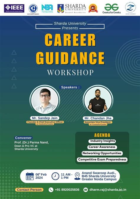 Careerguidance Workshop Shardauniversity Geeksforgeeks Networking