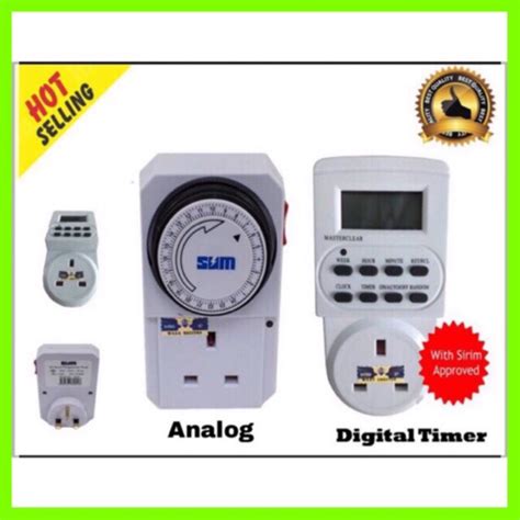 🔥hot Item【special Promotion 】original Sum 24 Hours Digital 3pin Plug In