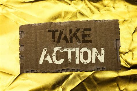 word writing text take action business concept for strategy future