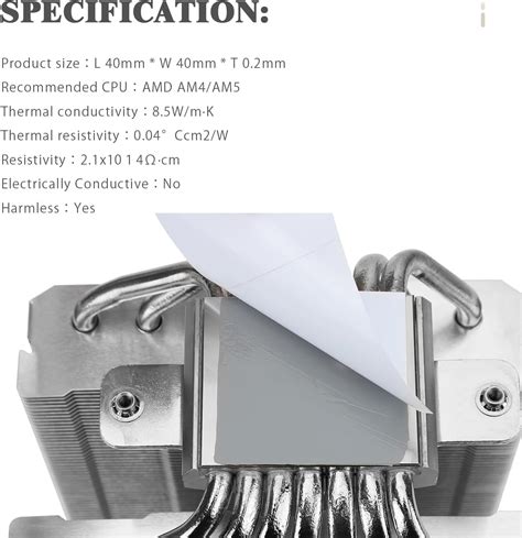 Thermalright Heilos Hoja De Interfaz Térmica Sólida De Silicona