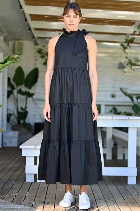 Helena Dress Black Wyatt Wylde