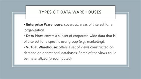 Unit 2 Data Warehousing And Data Mining Presentationpptx