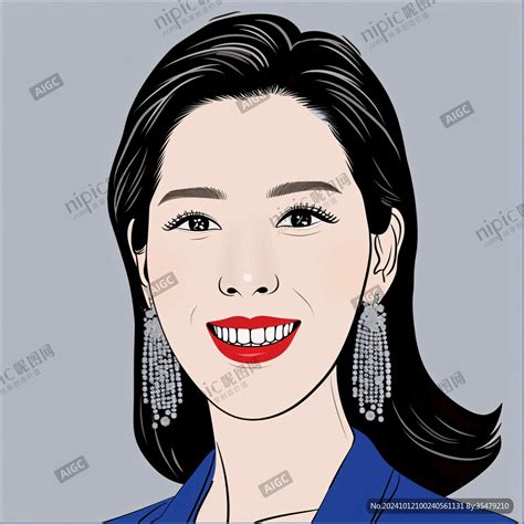 Ai创作图公众号漫画人像 人物头像美女插画 微笑女生女孩插画 美牙海报 隐形矫正广告 原创口腔插画 矫牙海报 牙套矫正海报 卡通肖像画人物画 正畸海报 露出牙齿的奸笑 隐形矫正牙齿海报