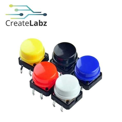 Tactile Push Button Switch With Round Cap Lazada Ph