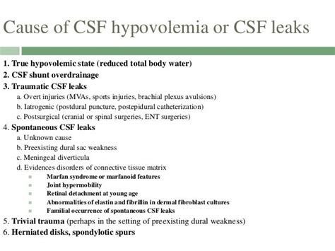 Csf Circulation And Low Csf Pressure Headaches